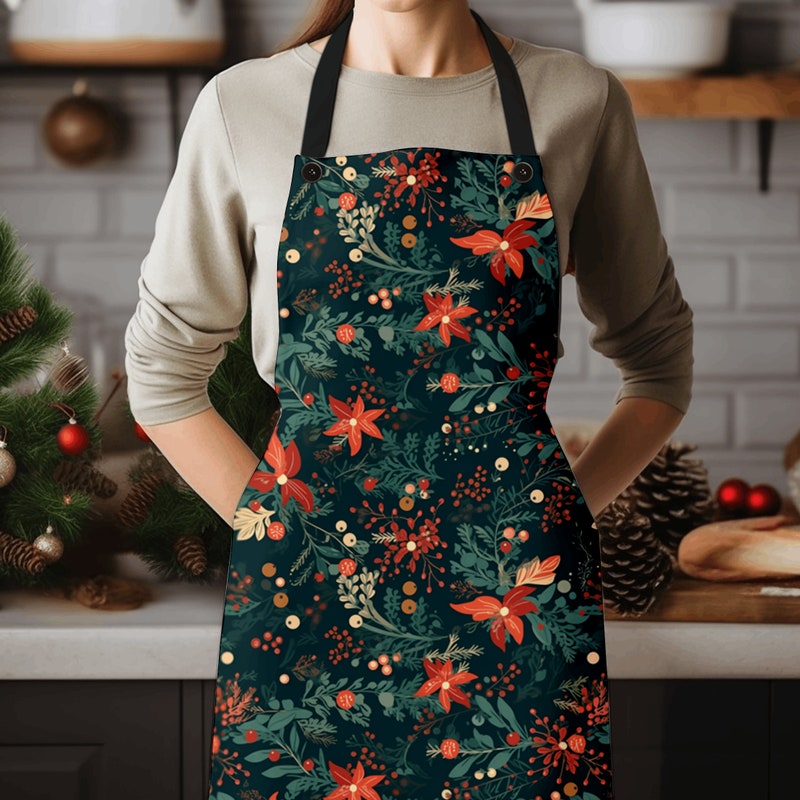 Christmas Apron - Etsy UK