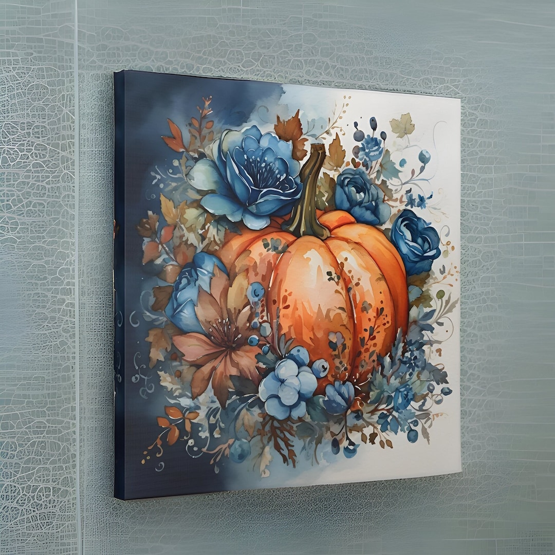 Fall Decor Wall Art Fall Print Fall Decoration Fall Wall Decor Pumpkin ...
