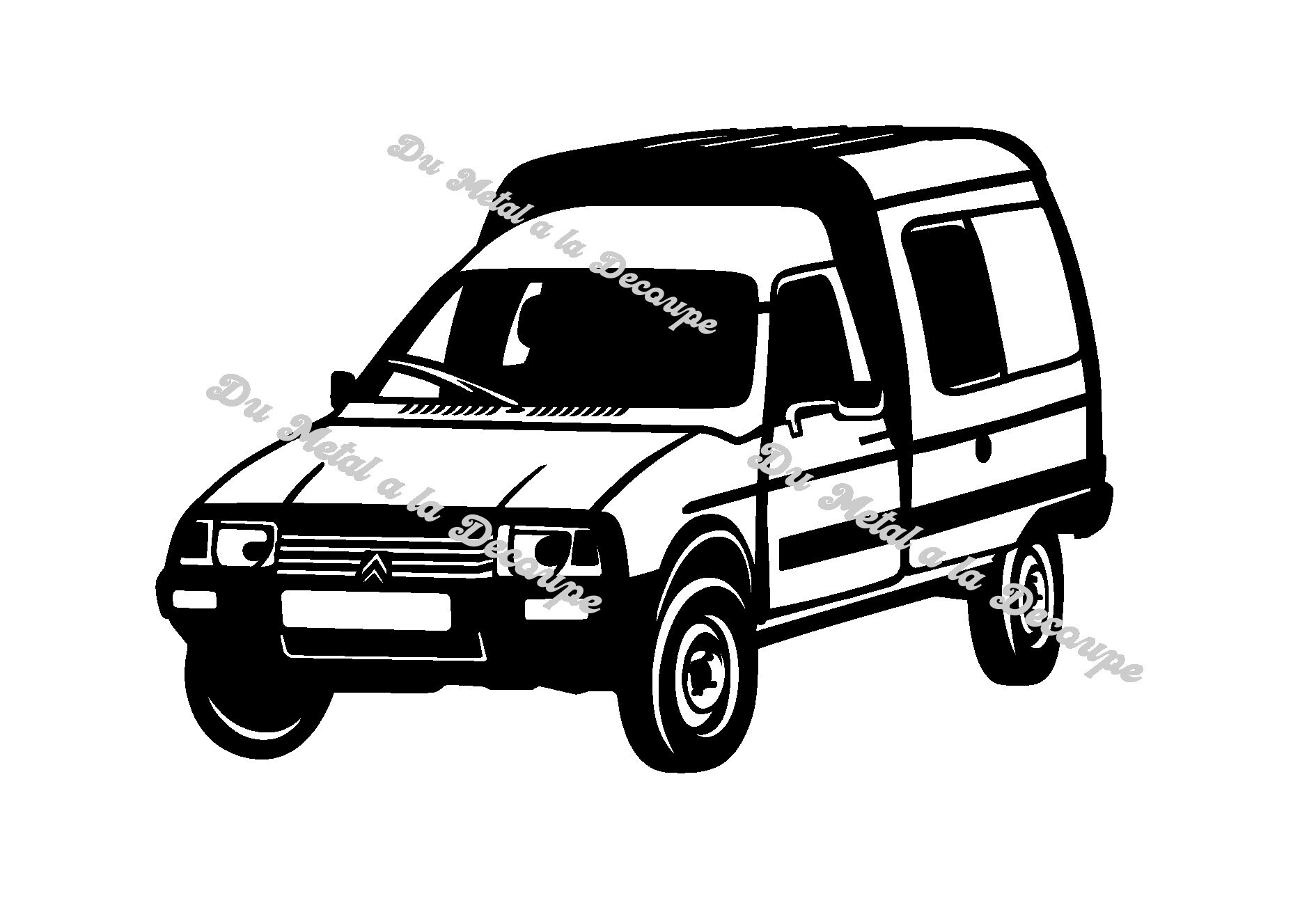 Citroen C15 SVG, PNG, DXF French Car Laser and Plasma Cutting Files - Etsy