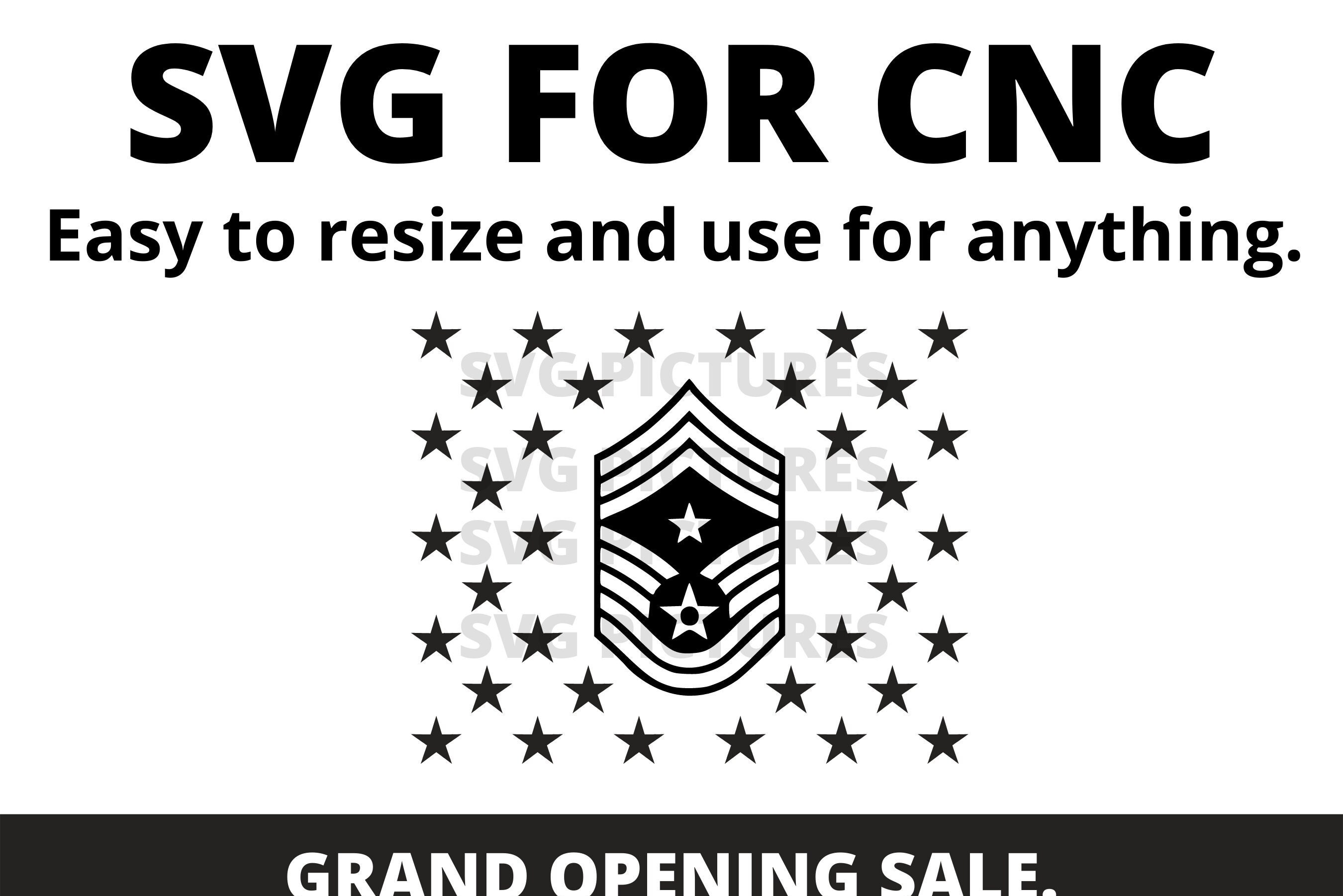 Air Force Command Chief Master Sergeant Stripe in the Union - Etsy