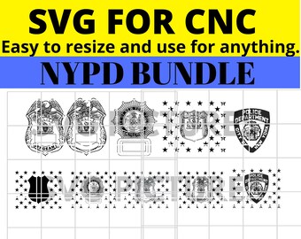 Nypd Shield Stl - Etsy