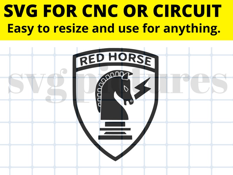 Air Force Red Horse Logo Bundle. SVG and PNG. Use for Cricut - Etsy