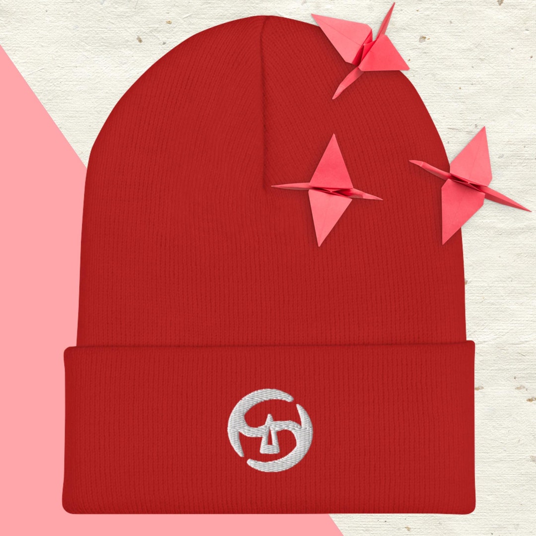 Samurai's Edge: Ffxiv-inspired Cuffed Beanie for the Battle-ready Gamer ...