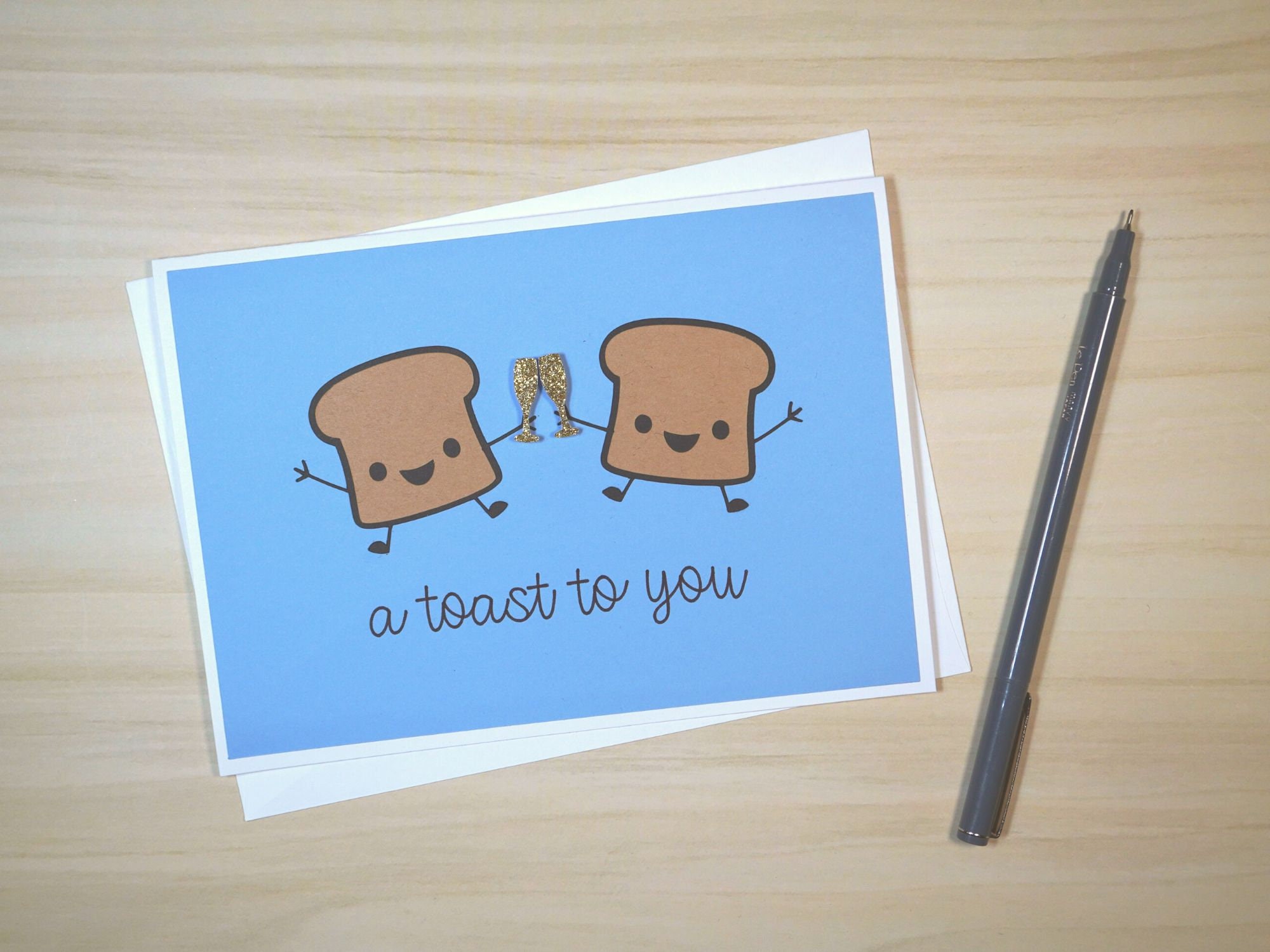 Congratulations Card, Handmade Congratulations Card, Celebration ...