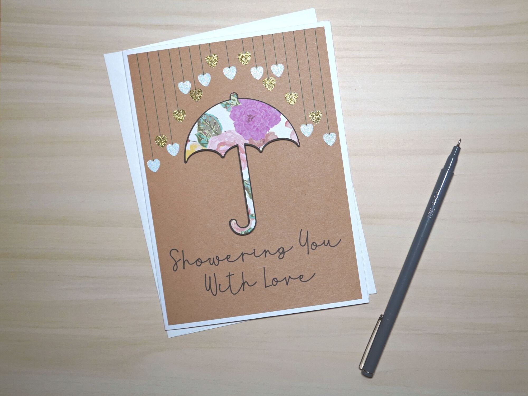 Bridal Shower Card, Handmade Bridal Shower Card, Card for the Bride-to ...