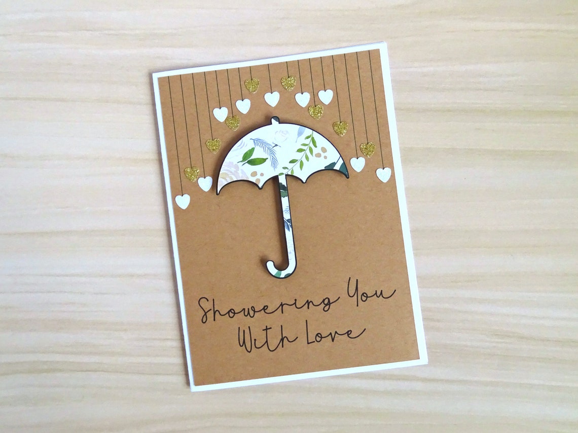 Bridal Shower Card Handmade Bridal Shower Card Card for the - Etsy