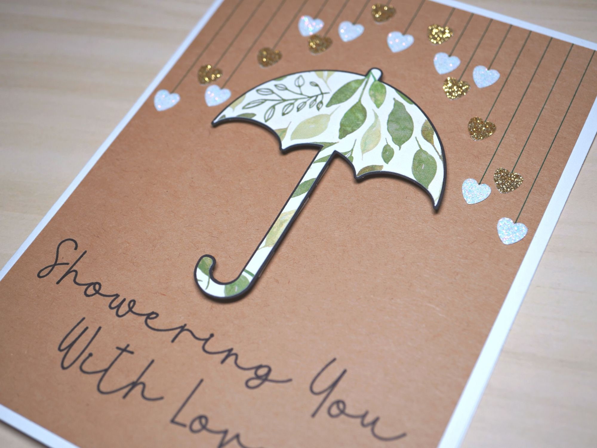 Bridal Shower Card, Handmade Bridal Shower Card, Card for the Bride-to ...