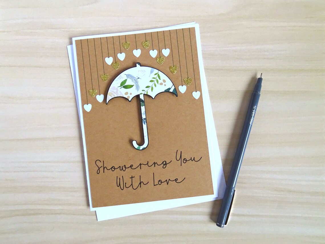 Bridal Shower Card Handmade Bridal Shower Card Card for the - Etsy