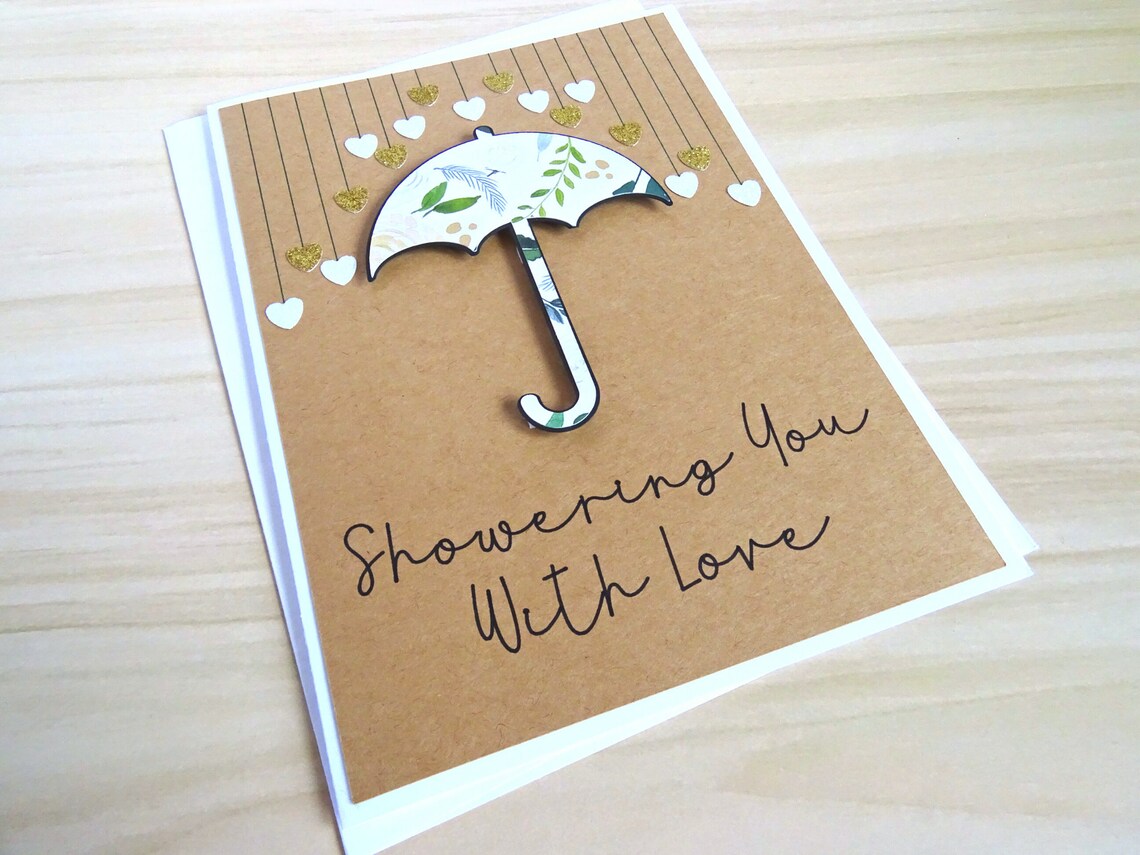 Bridal Shower Card Handmade Bridal Shower Card Card for the - Etsy