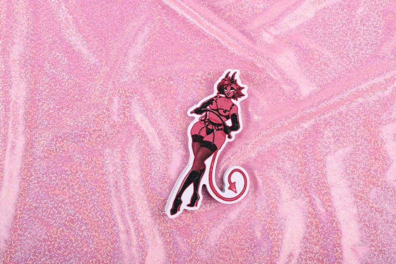 Hellaverse 5 Pinup Stickers loona, Millie, Cherri Bomb - Etsy