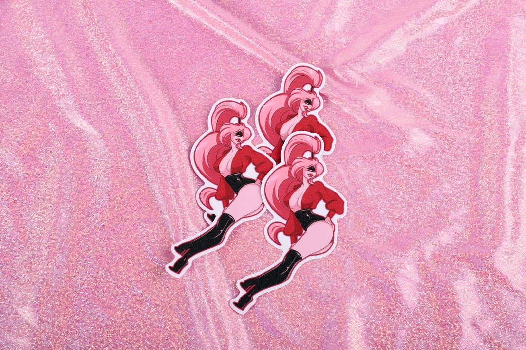 Hellaverse 5" Pinup Stickers [millie, Cherri Bomb, Loona] - Etsy
