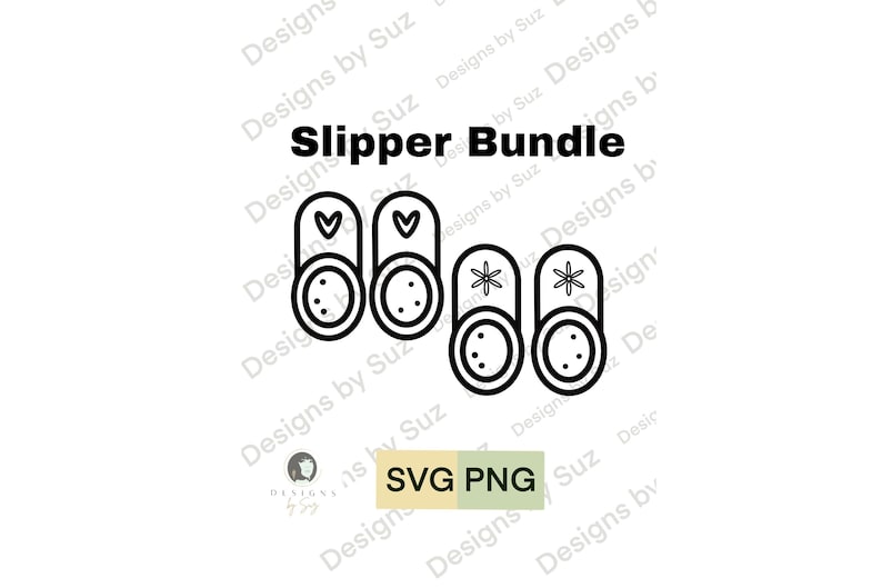 Slipper Bundle SVG, PNG, Digital File | Sublimation - Etsy