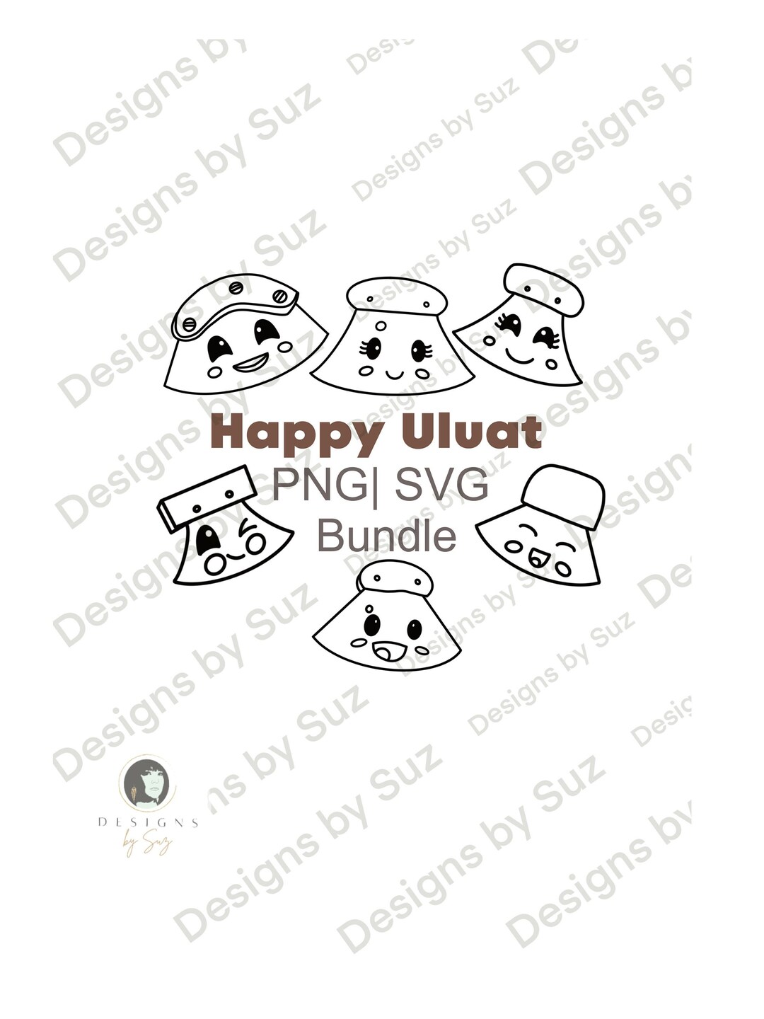 BUNDLE Happy Uluat SVG, PNG, Digital File, Alaska Native Uluaq, Ulu ...