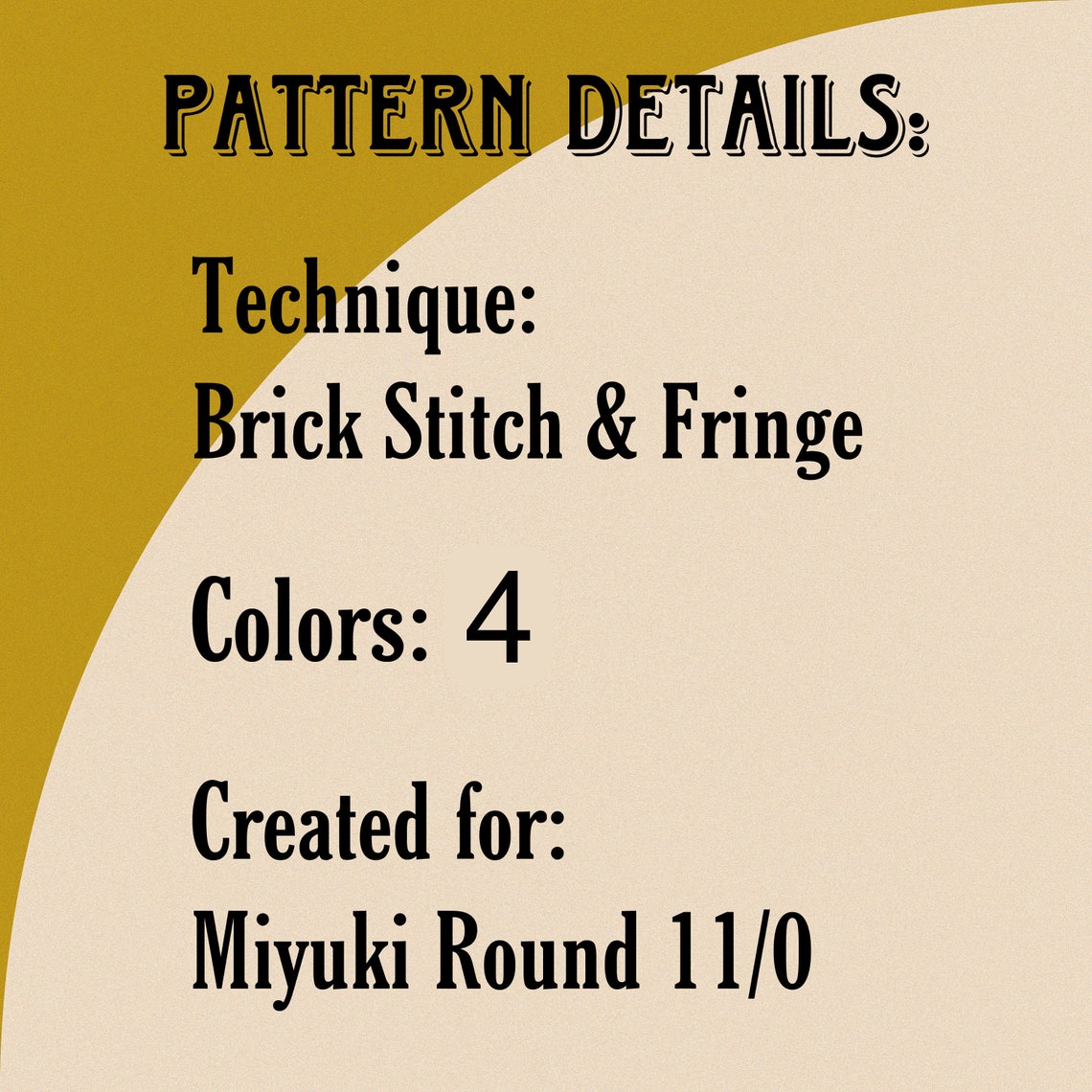 Fireweed Earring Pattern Miyuki Round Pattern PDF - Etsy