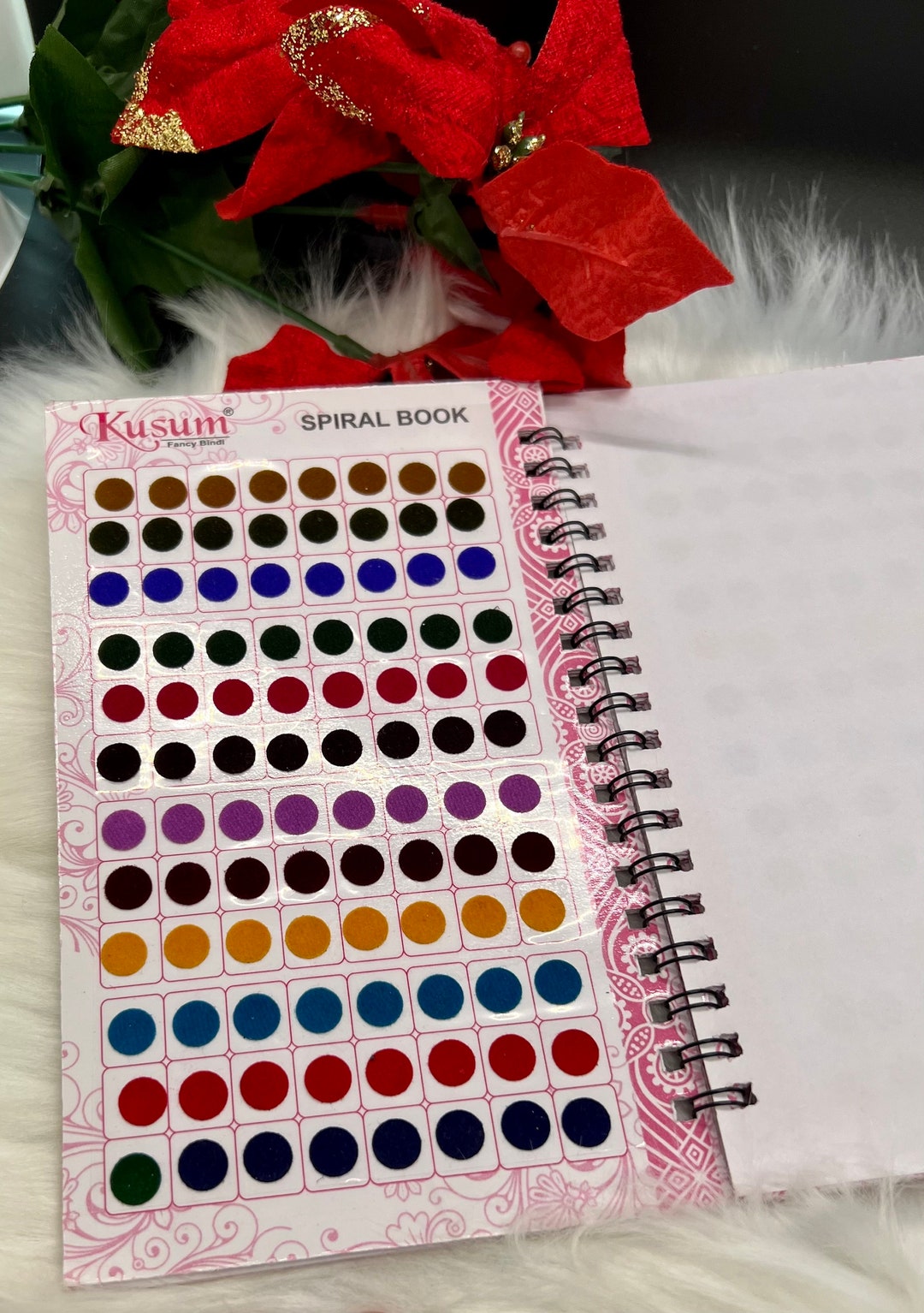 Beautiful High Quality Multi Colored Velvet Bindi Booklet| Assorted ...