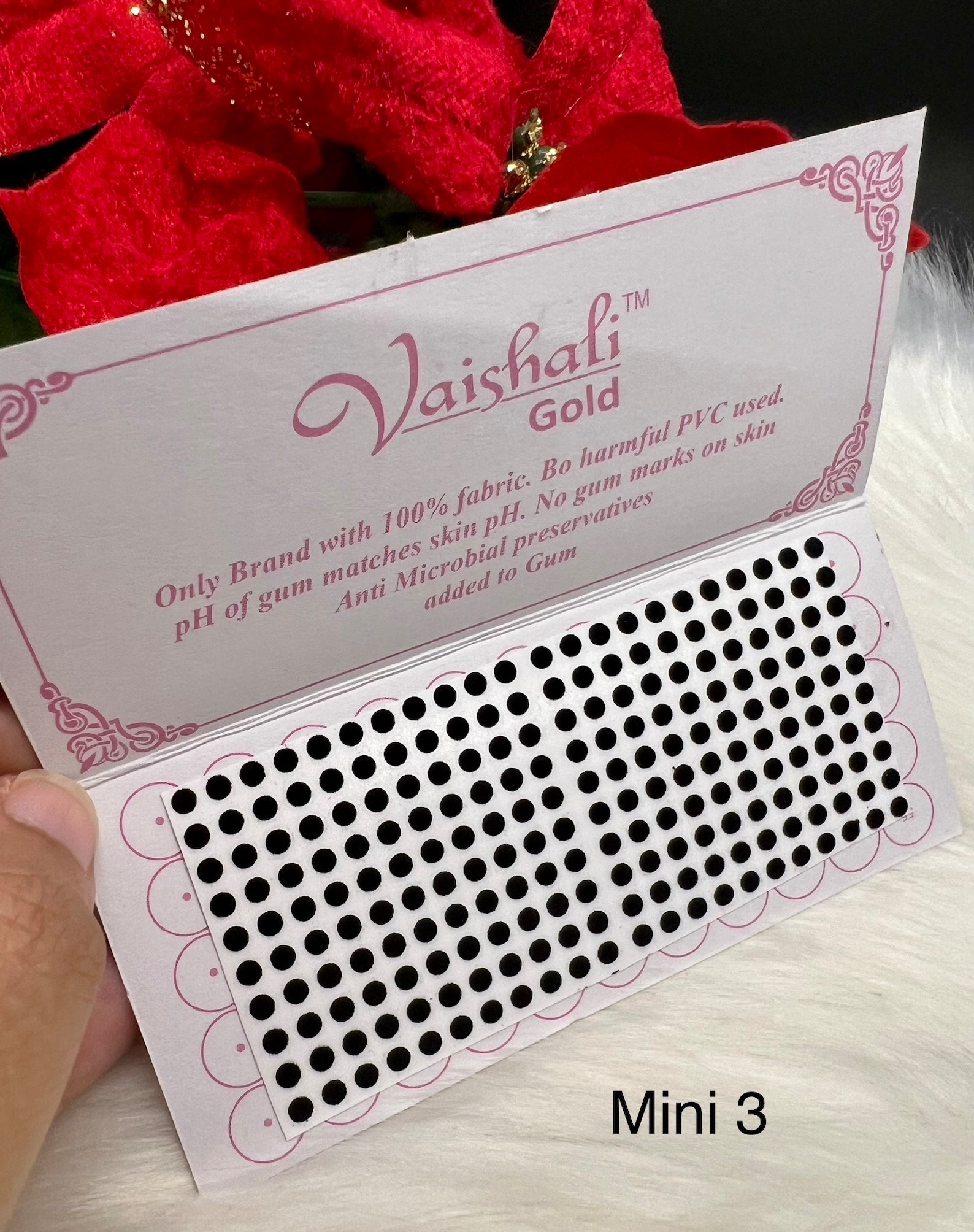 Mini Black Bindi Booklet| Mini Black Color Bindi|3 Different Sizes in ...