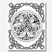 Book of Kells Coloring Page, St. Patrick's Day Coloring Page, Celtic ...