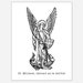 St. Michael Coloring Page, Michaelmas Coloring Page, Printable Catholic ...