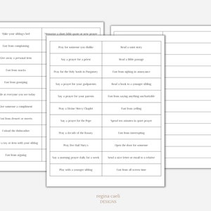 Lenten Sacrifices for Older Children/teens, Lent Printable, Printable ...