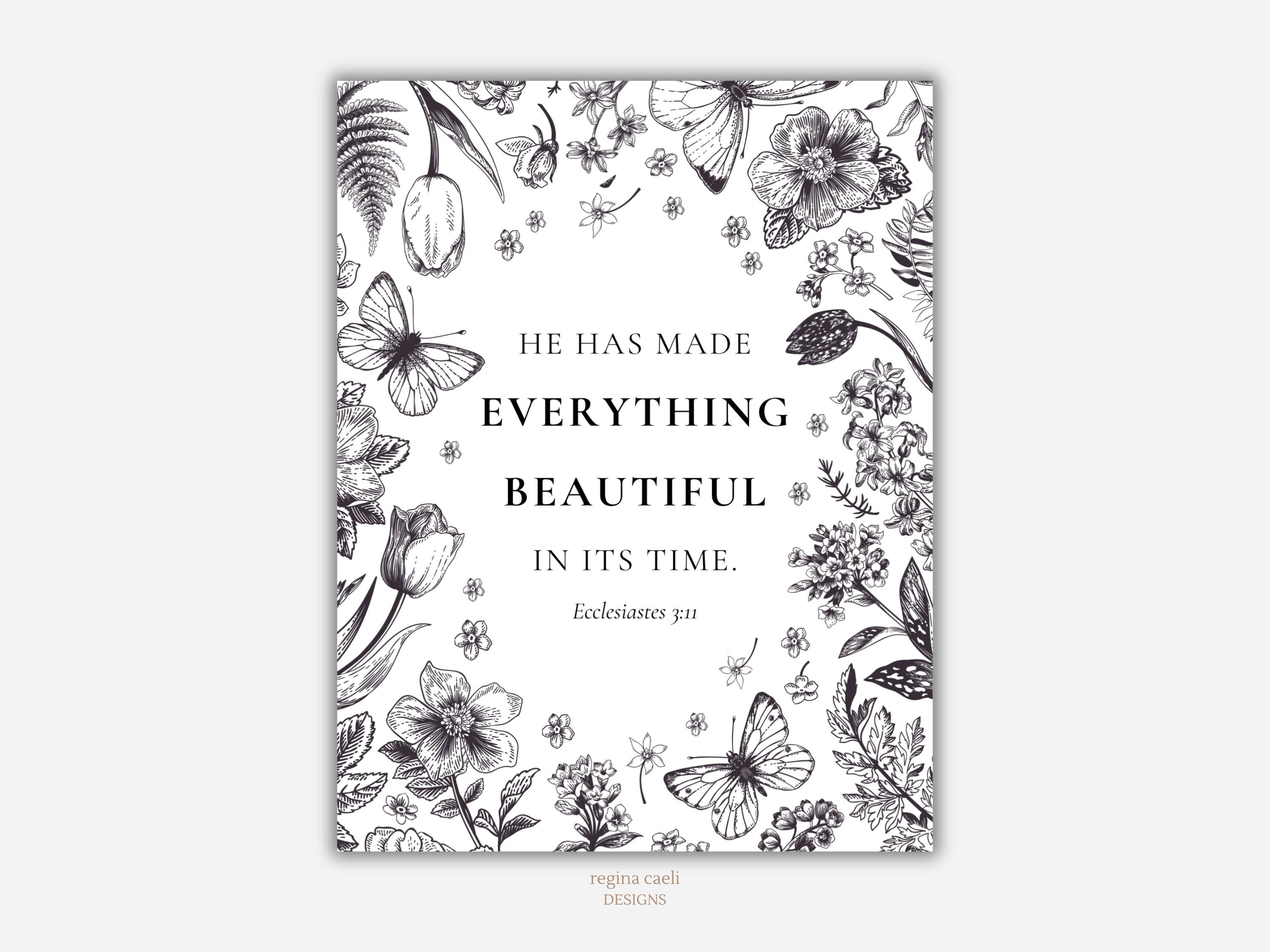 Easter Scripture Coloring Page, Easter Coloring Page, Bible Coloring ...