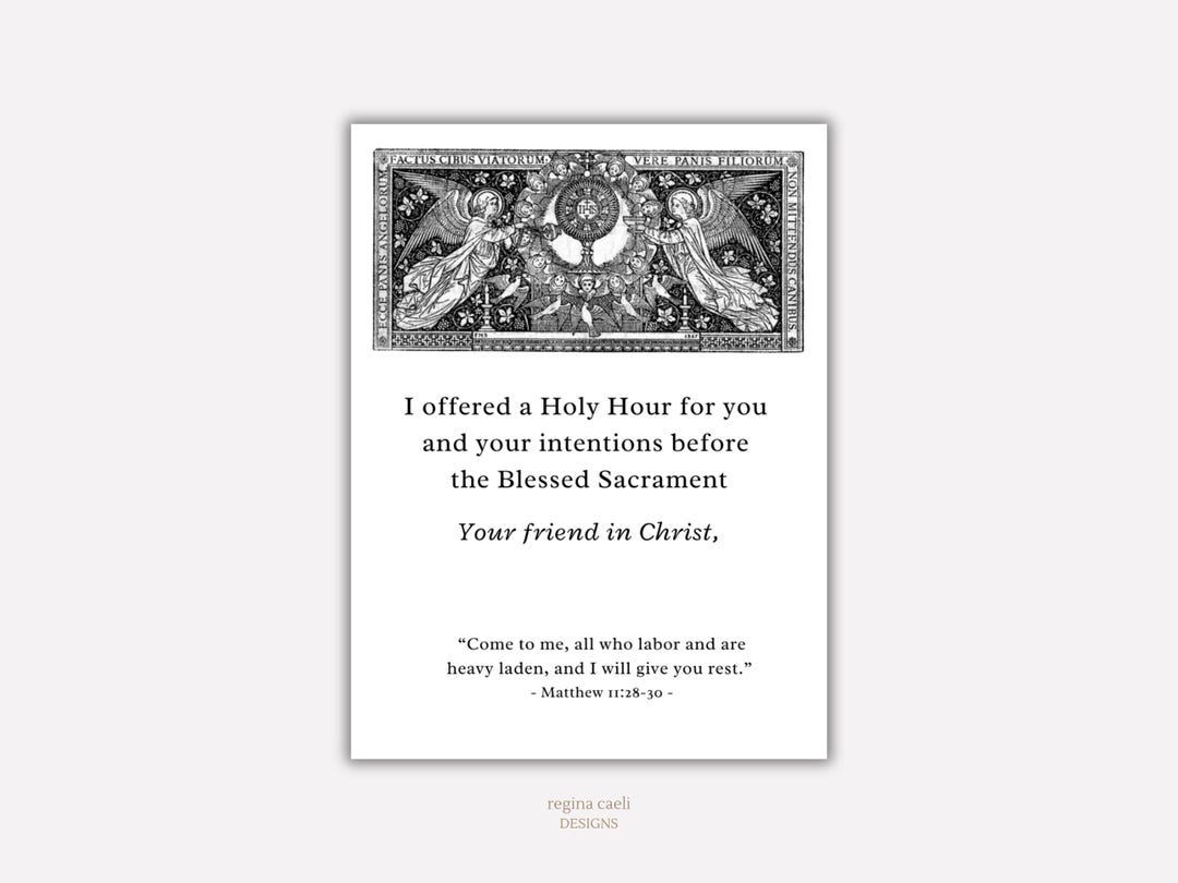 Adoration Intention Card Printable, Holy Hour Cards, Adoration Prayer ...
