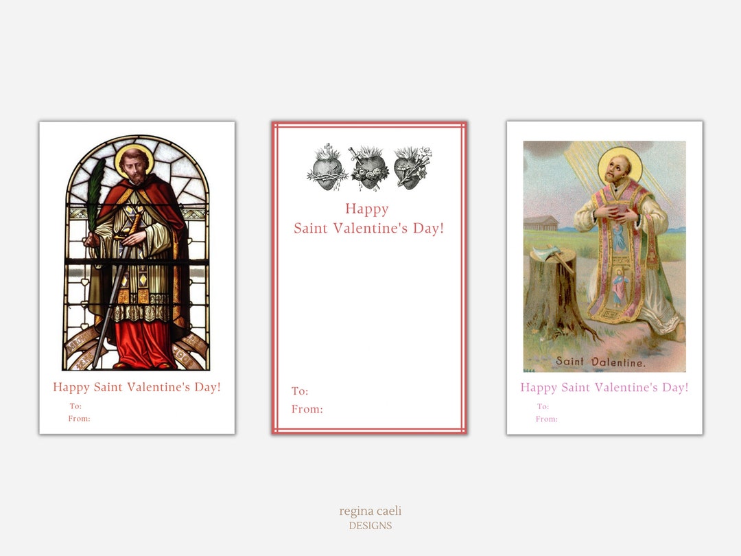 Catholic Valentines Day Card, Catholic Valentines, Catholic Valentines ...