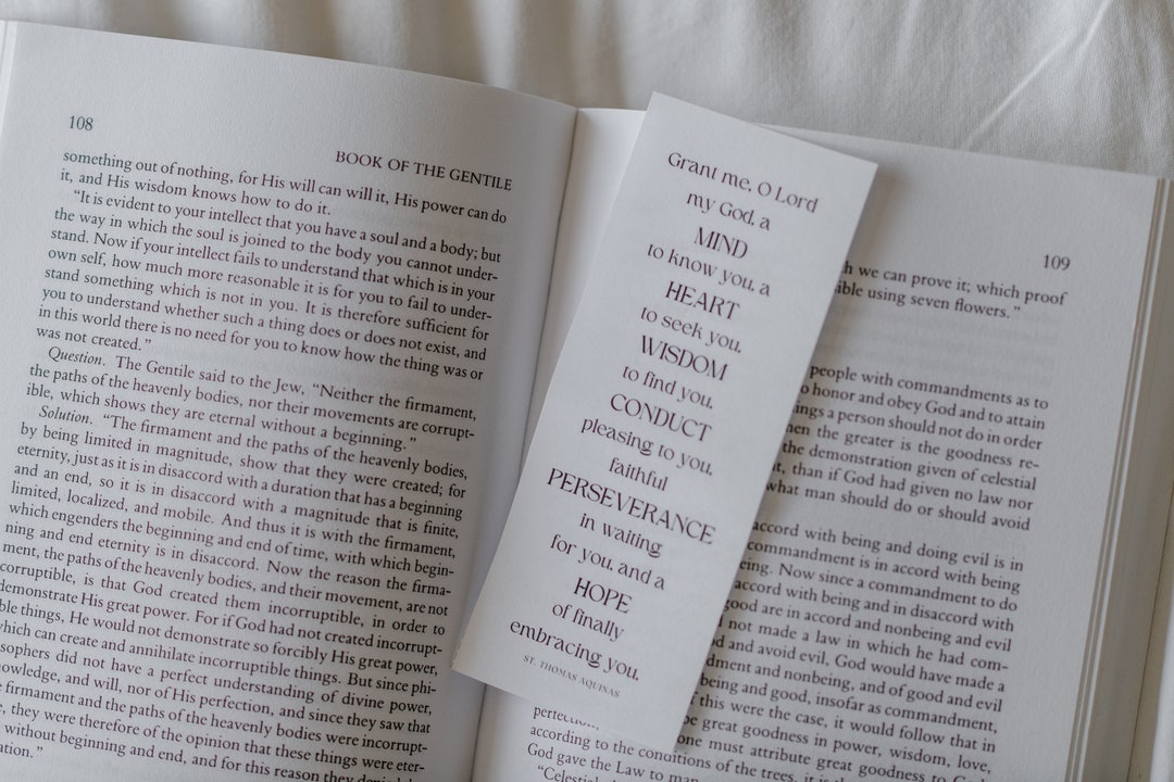 Student Prayer Bookmark Printable, Catholic Graduation Bookmark ...