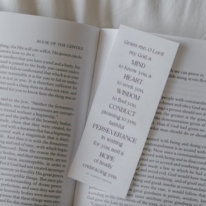 Student Prayer Bookmark Printable, Catholic Graduation Bookmark ...