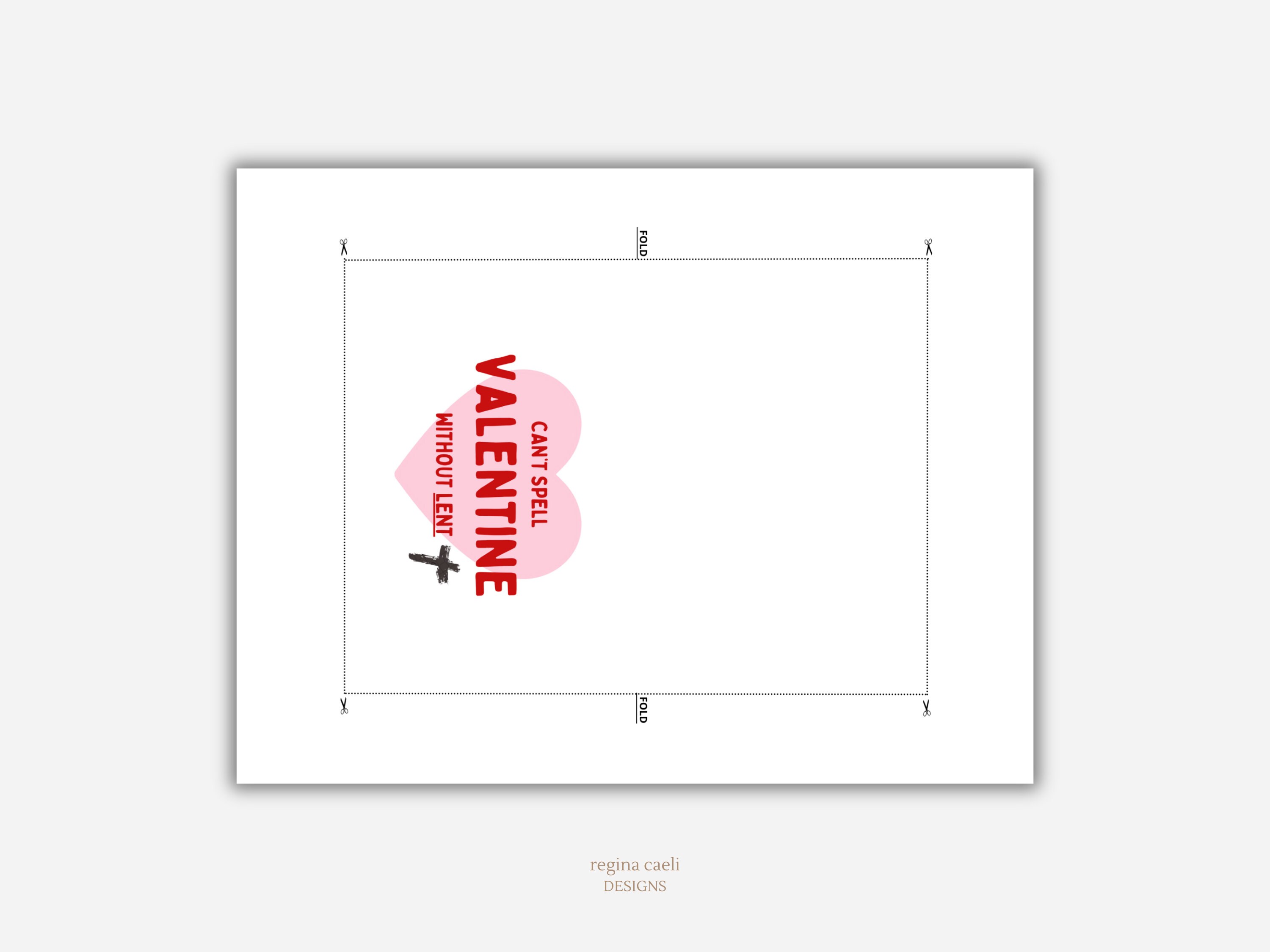 Lent Valentines, Catholic Valentines, Catholic Valentines Cards, Ash ...