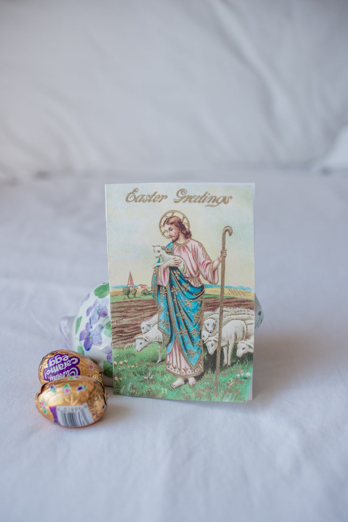 Easter Greetings Printable Card, Printable Easter Greeting Card ...