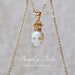 Natural Pearl Skull Necklace • Hand-carved Pearl Skull•dainty Pearl ...