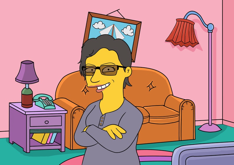 Simpsons Portrait | Simpsons Family Portrait | Simpsons Caricature ...