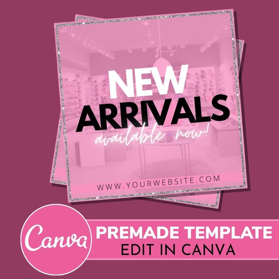 New Arrivals Flyer DIY New Arrival Flyer Canva Template - Etsy