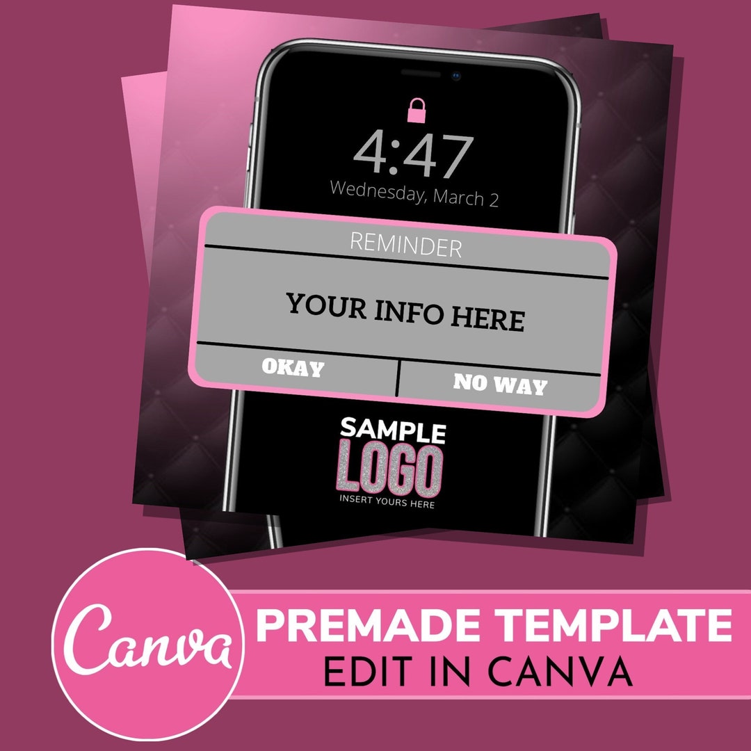 Reminder Flyer, Sale Flyer, Text Flyer, Hair Flyer, Wig Flyer, Diy ...