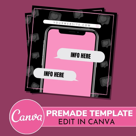 Diy Flyer Text Message Flyer Social Media Flyer | Etsy