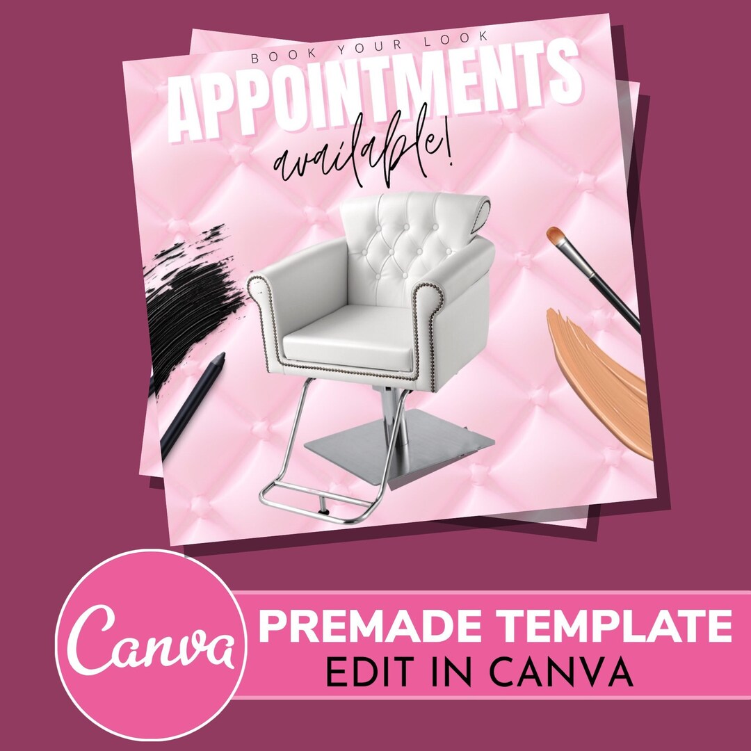 Appointments Available Flyer, MUA Flyer, Makeup Flyer, Lash Tech Flyer ...