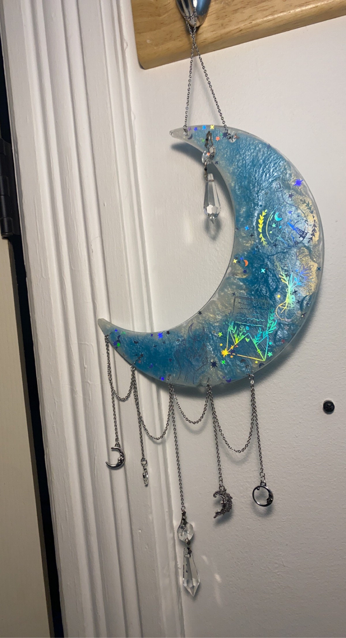 Hanging Moon Decor | Etsy