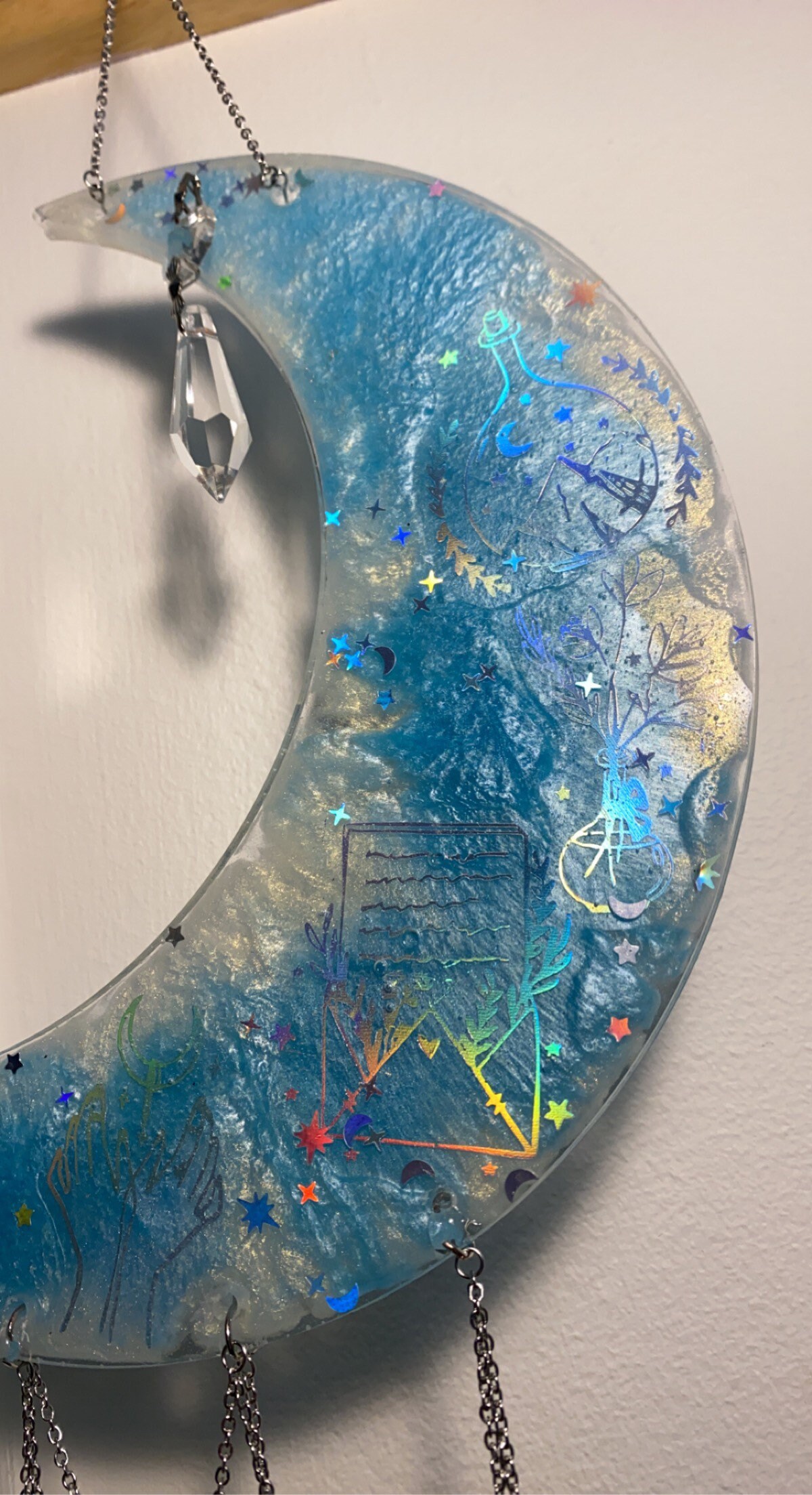 Hanging Moon Decor - Etsy