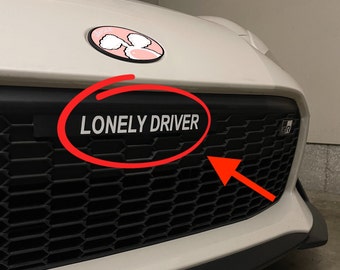 GR86 Initial D AE86 JDM Inspired Levin Decal License Plate Delete Decal ...