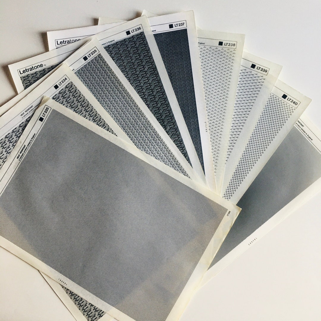 Letratone Various Patterns LT203-391 Dry Transfer Rub on - Etsy