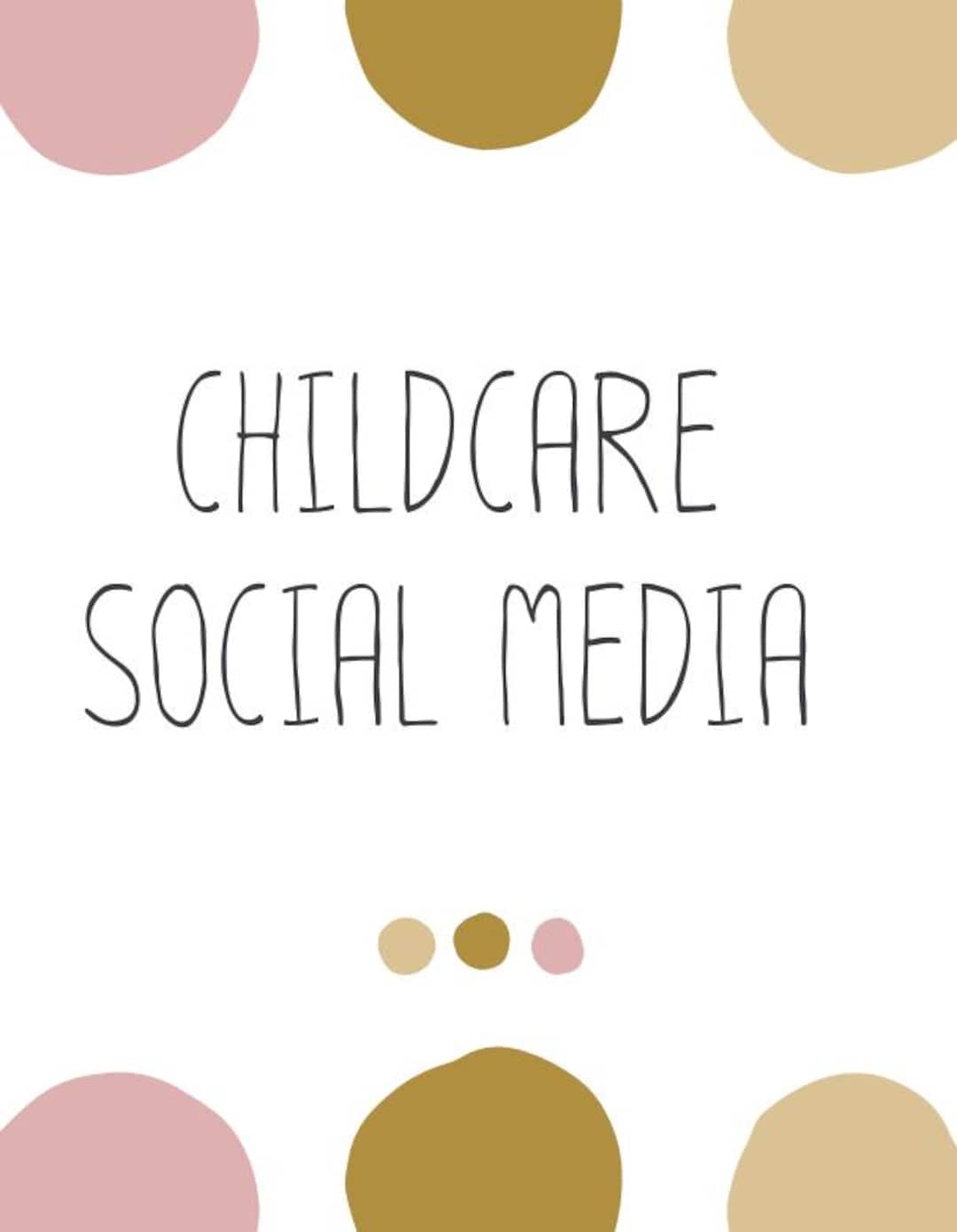 Childcare Social Media Post Ideas - Etsy