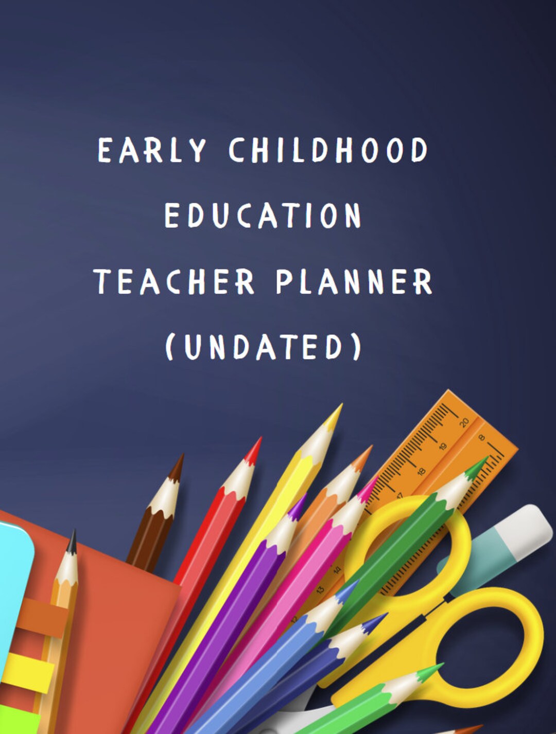 Early Education Teacher Planner - Etsy