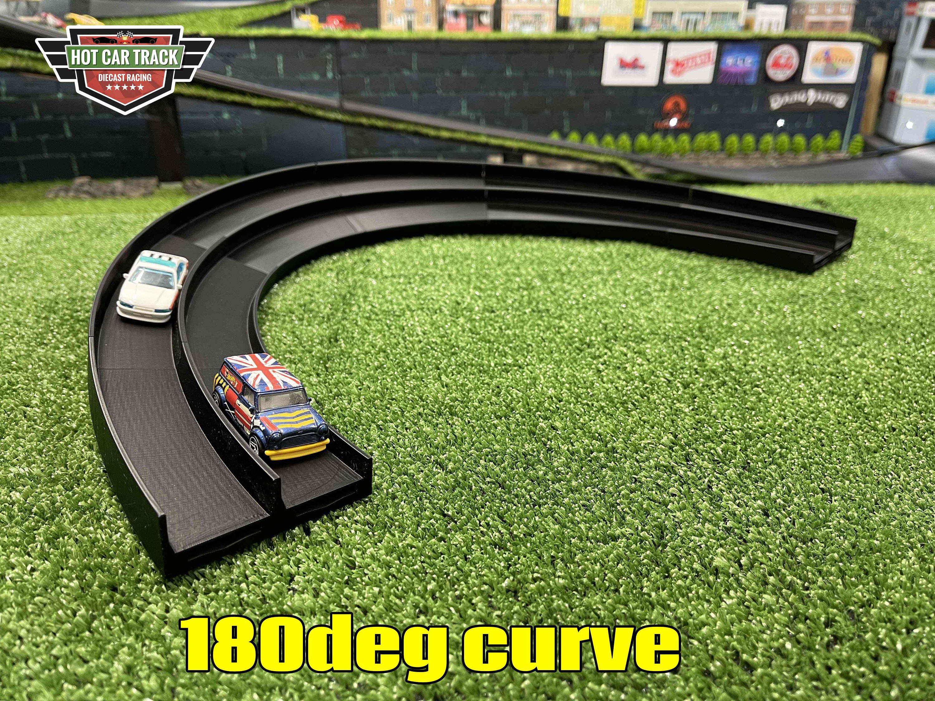 Hot Wheels Dual 180deg Flat Curve Toys Toys & Games Push & Pull Toys ...