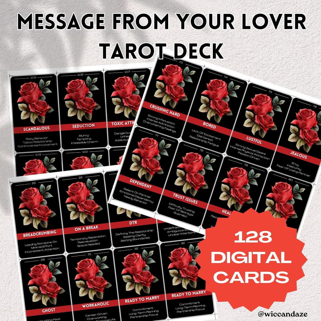 Oracle Cards Messages From Your Lover, Spill the Tea Tarot, Clarity ...