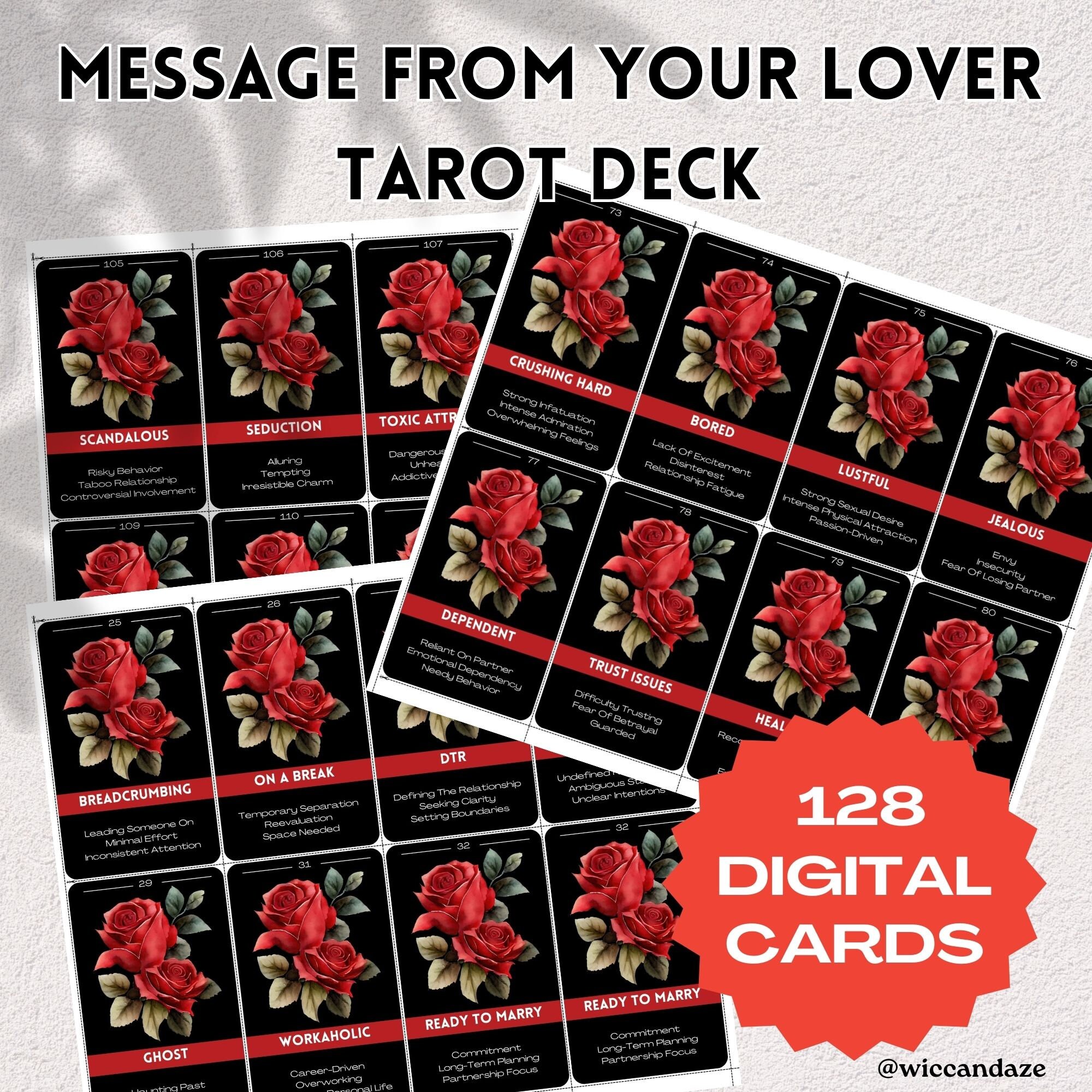 Oracle Cards Messages From Your Lover, Spill the Tea Tarot, Clarity ...