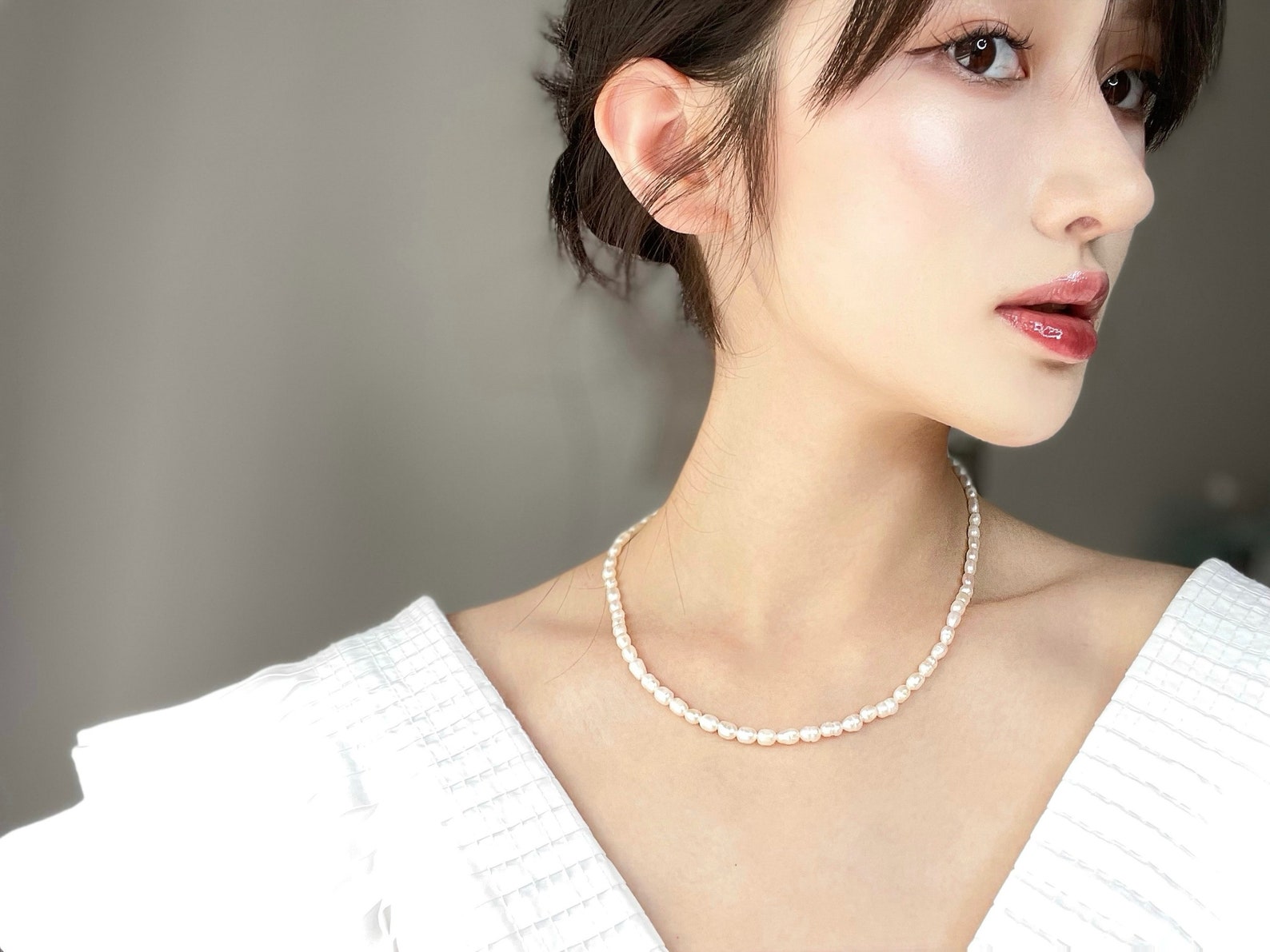 100% NATURAL Pearl Necklacehandcrafted Freshwater Pearl - Etsy