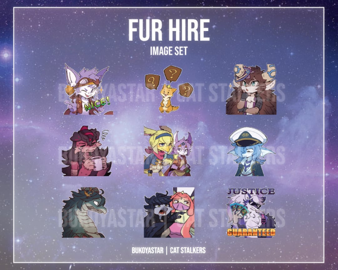 Fur Hire Image Set - Etsy
