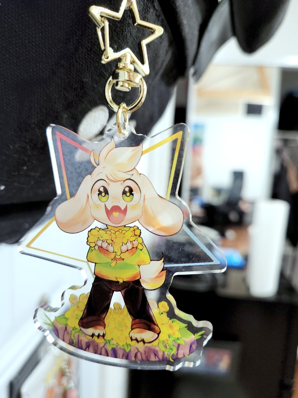 Asriel Keychain - Etsy