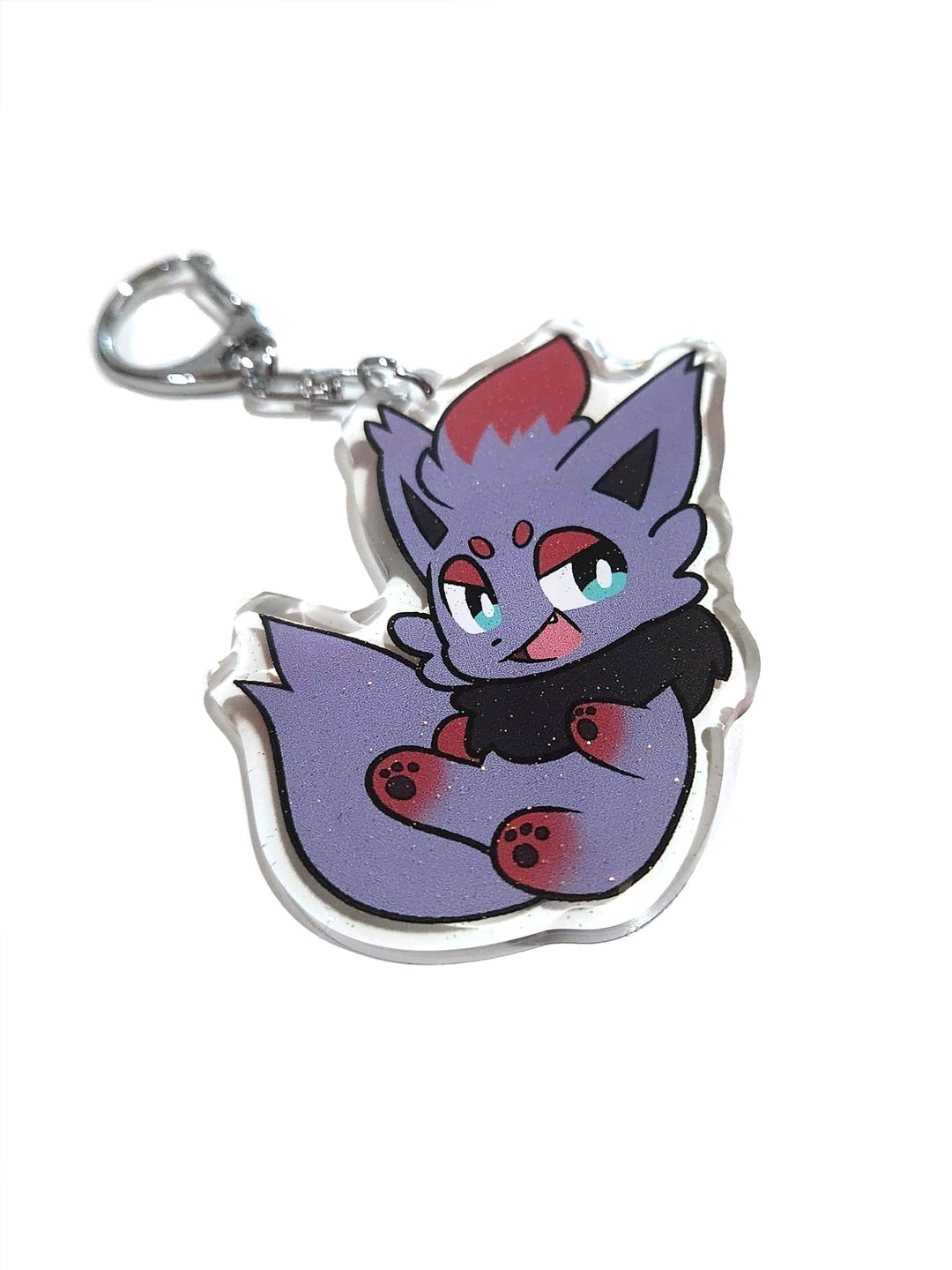 Zorua Keychain - Etsy