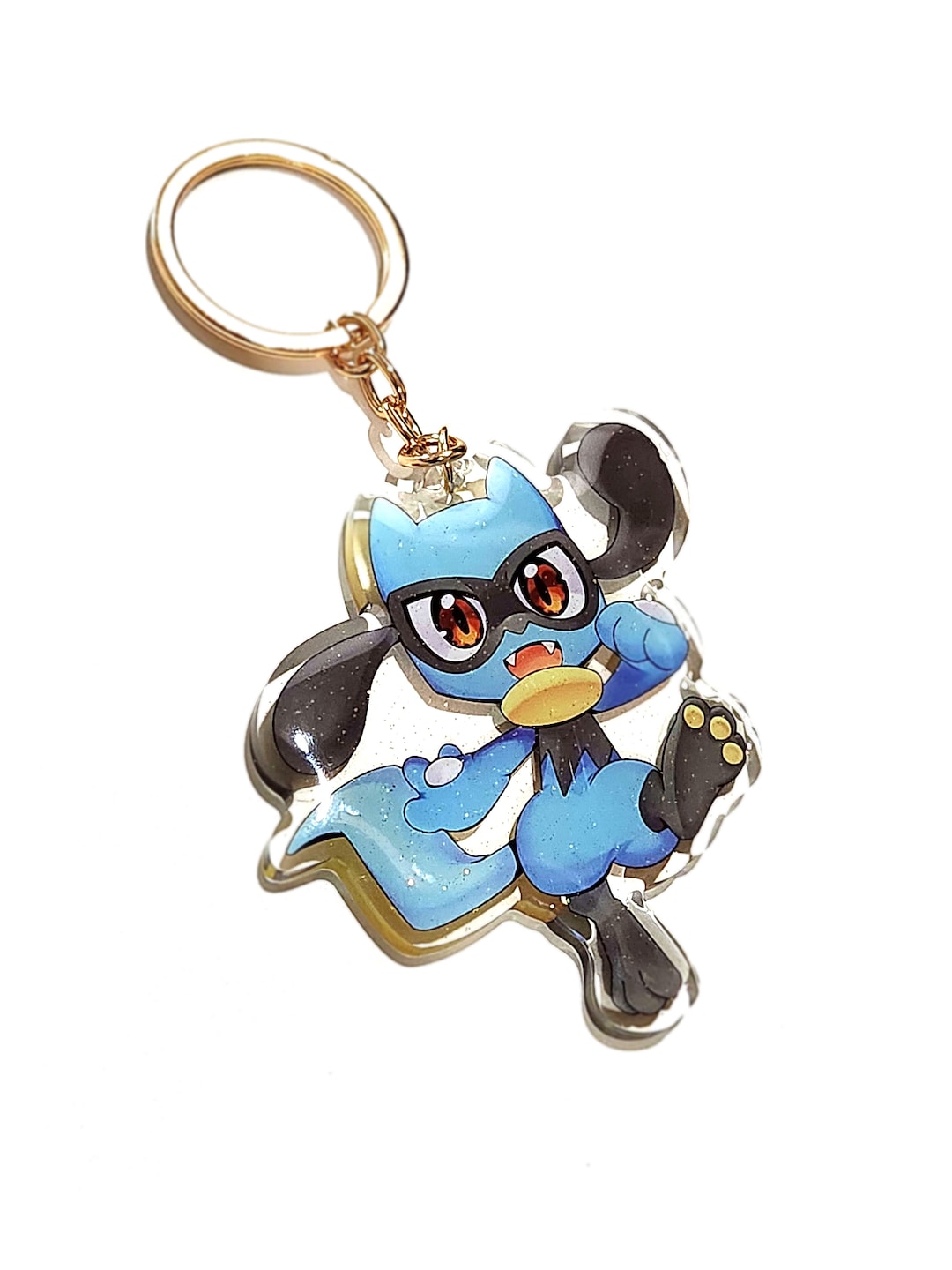 Riolu Keychain - Etsy